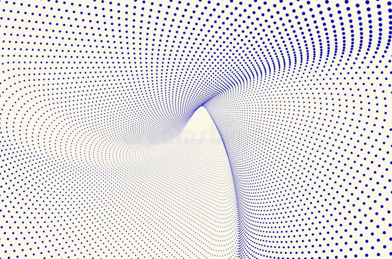 Concentric Triangle Line Dots Particles Ripple Swirl and Spin Rotate ...