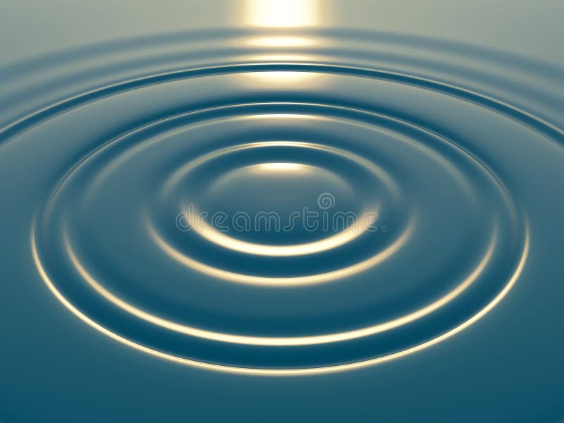 Concentric waves stock illustration. Illustration of liquid - 27215799