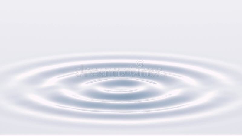 Concentric Waves in Water Animated in Loop Stock Video - Video of drop ...