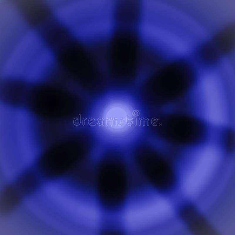 Concentric Wheel of Radial Waves in Optical Light. Energy Background ...