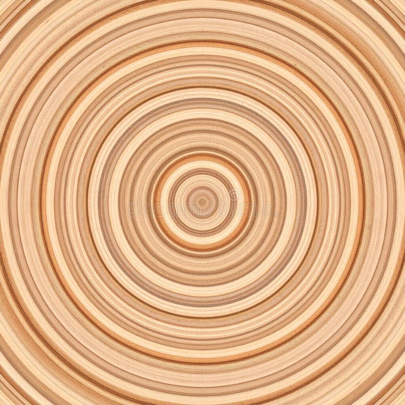 Concentric Wood Rings Texture Background Stock Illustration ...