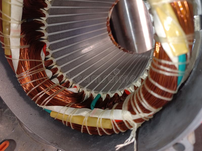 Concentric Wound Motor with High Impedance Imbalance Stock Image ...