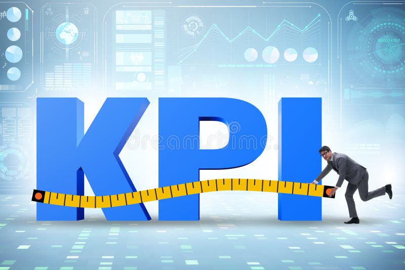 Concepg of Key Performance Indicator Stock Image - Image of measure ...
