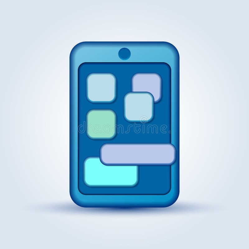 Mobile Application Development Cartoon Style Vector Concept Stock ...