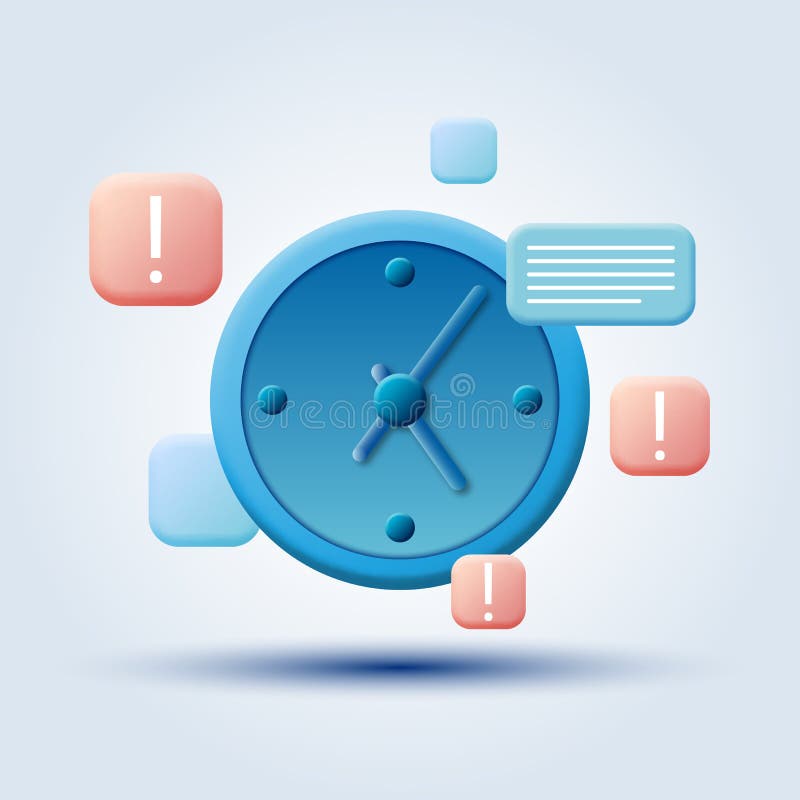 Time Management, Schedule Cartoon Vector Concept Stock Vector ...