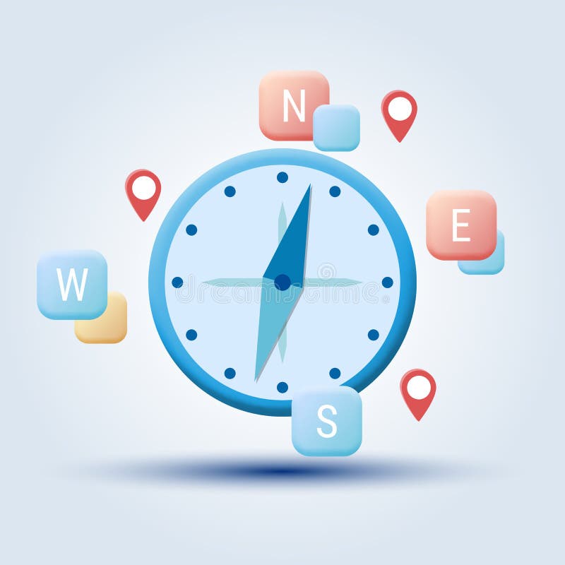 Navigation Cartoon Vector Concept Stock Vector - Illustration of ...