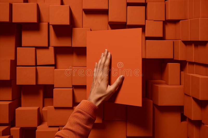 Concept Abstract Box Cube Background Shape Design Stock Illustration ...