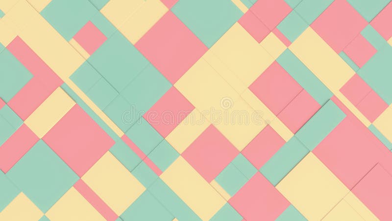 Concept Abstract Geometry Form. Pastel Colored Tech Background with a ...