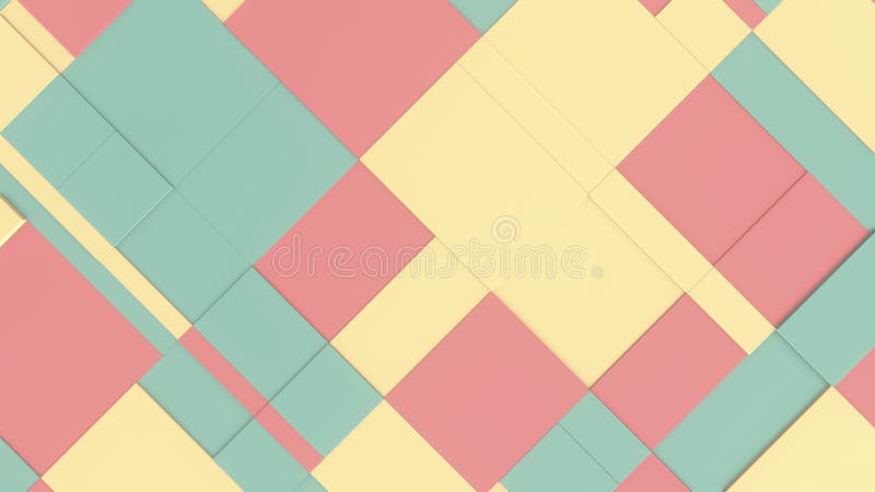 Concept Abstract Geometry Form. Pastel Colored Tech Background with a ...