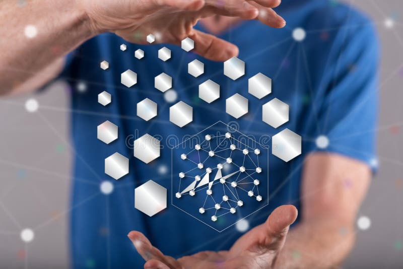 Concept of Abstract Network Stock Photo - Image of internet, connection ...