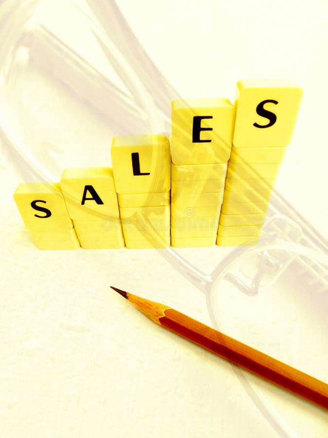 Concept of Achieving Sales Increase Stock Image - Image of increase ...