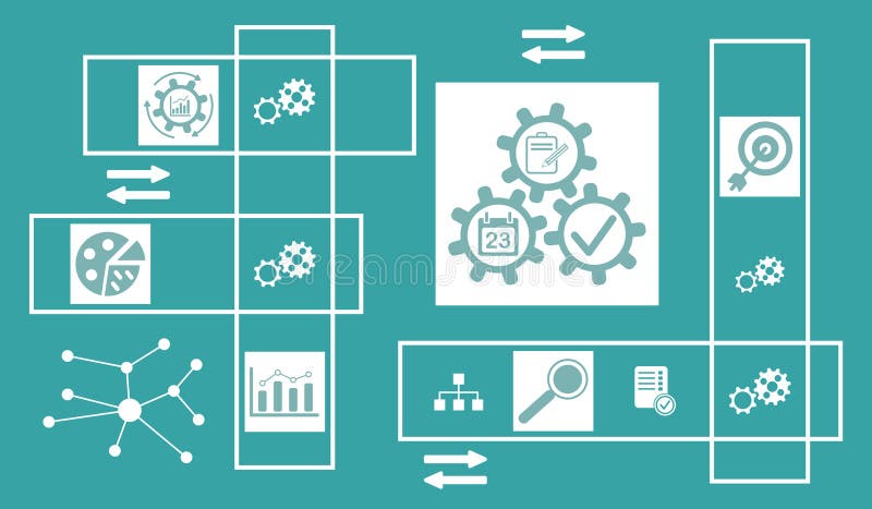 Concept of action plan stock illustration. Illustration of process ...