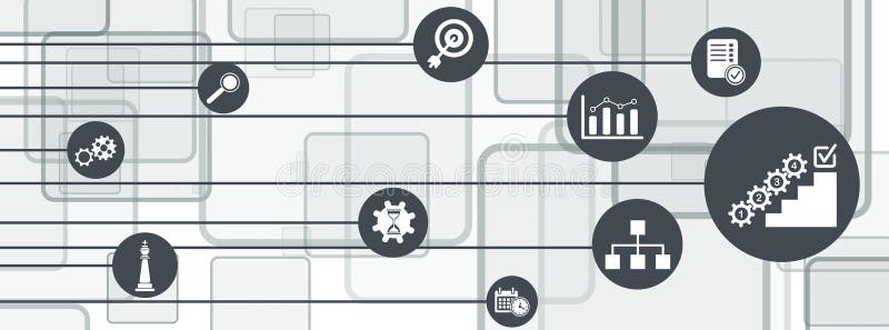 Concept of action plan stock illustration. Illustration of circle ...