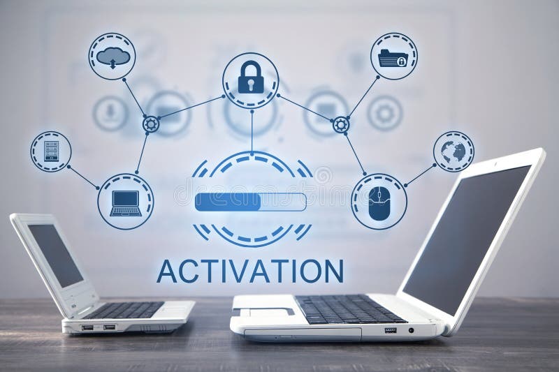 Concept of Activation. Business. Internet Stock Image - Image of office ...