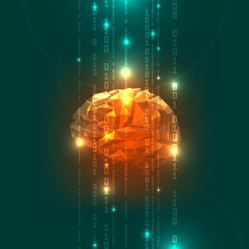 Concept of Active Human Brain Stock Vector - Illustration of physiology ... Concept of Active Human Brain Stock Vector - Illustration of physiology ...