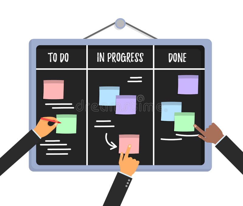 Concept Agile Project Plan, Team People Work. Stock Vector ... Concept Agile Project Plan, Team People Work. Stock Vector ...