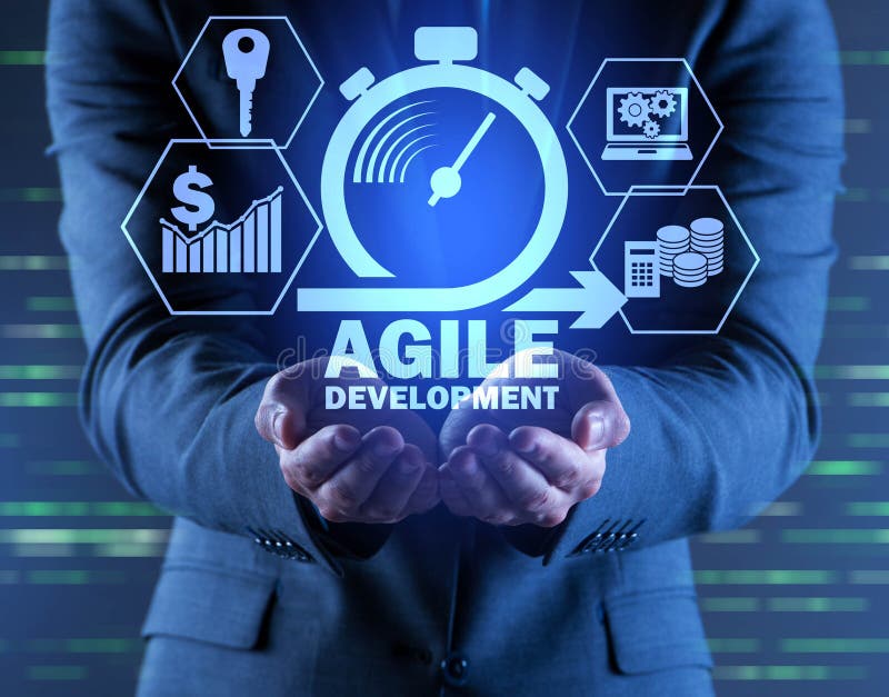 Concept of Agile Software Development Stock Image - Image of diagram ... Concept of Agile Software Development Stock Image - Image of diagram ...