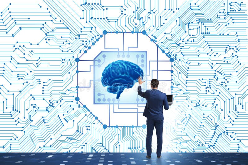 Concept of AI - Artificial Intelligence in Action Stock Photo - Image ... Concept of AI - Artificial Intelligence in Action Stock Photo - Image ...