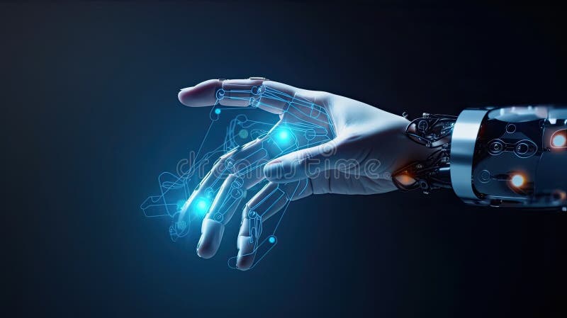 Concept of AI Helping People Stock Image - Image of partnership ...