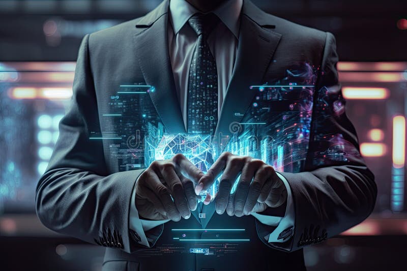 Concept of AI Helping People Stock Image - Image of robot, assist ...