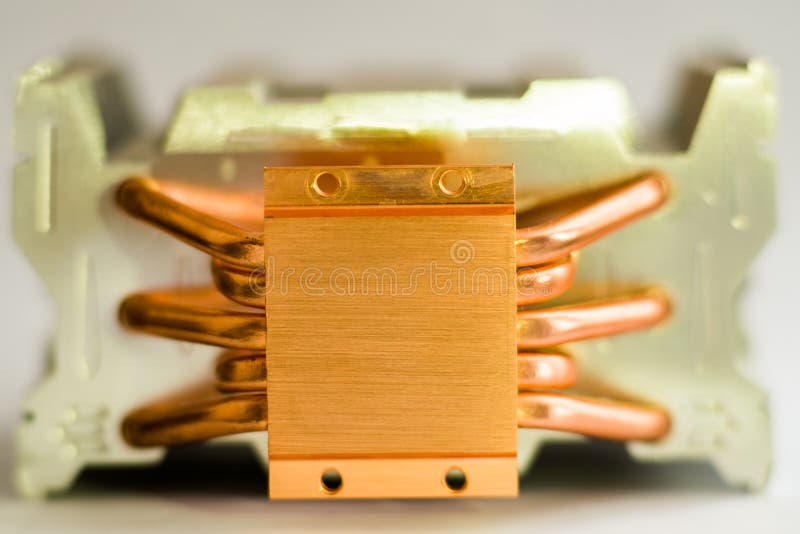 Concept of Air Cooling of the Central Processor of a Computer Aluminum ...