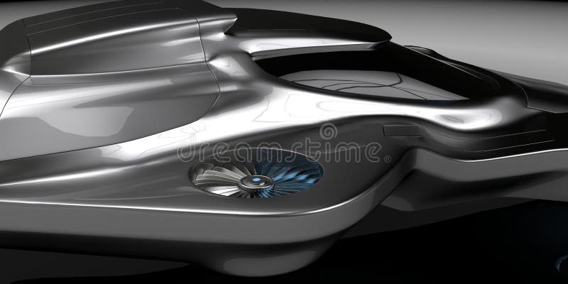 Concept Air Machines Car Technology Stock Illustration - Illustration ...