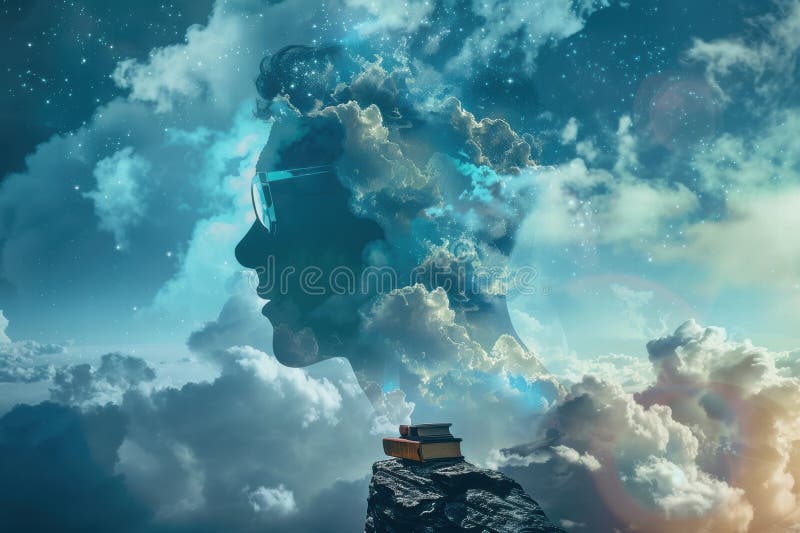 Concept of Analyzing Thoughts and Cognitive Development. Stock Photo ...