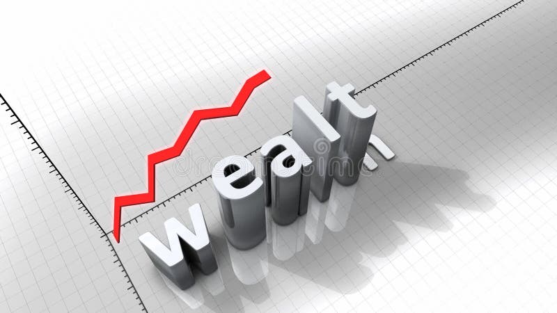 Growing chart - Wealth. stock footage. Video of increase - 203799464