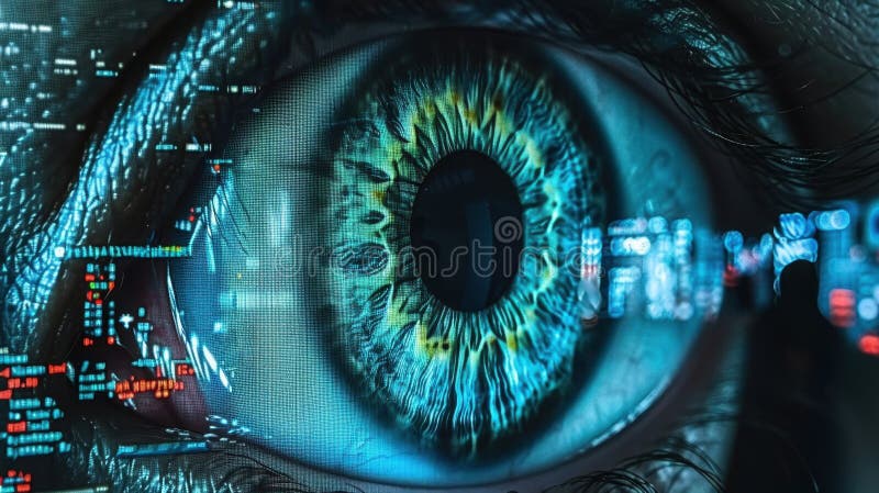 The Concept of Animation of the Multicolored Iris of the Human Eye. the ...