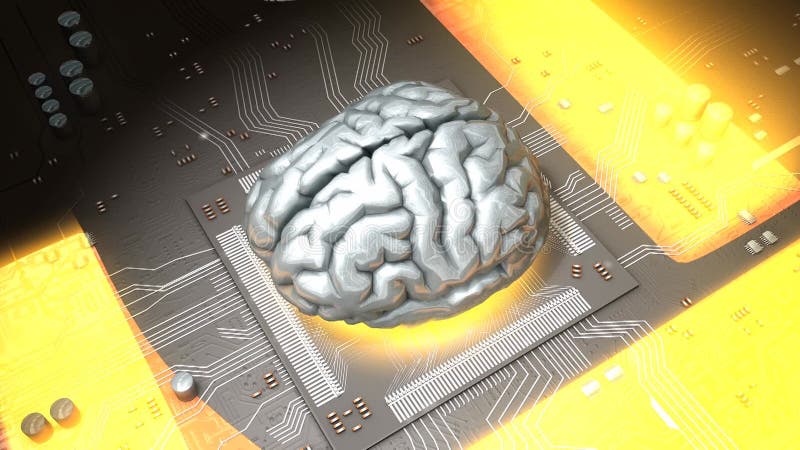 Concept Animation Powerful Brain Function. Stock Footage - Video of ...