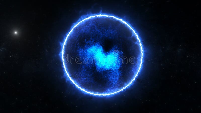 Concept Animation of a Strange Star in the Milky Way Stock Footage ...