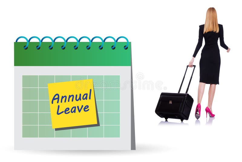 Concept of Annual Vacation and Leave Stock Photo - Image of leave ...