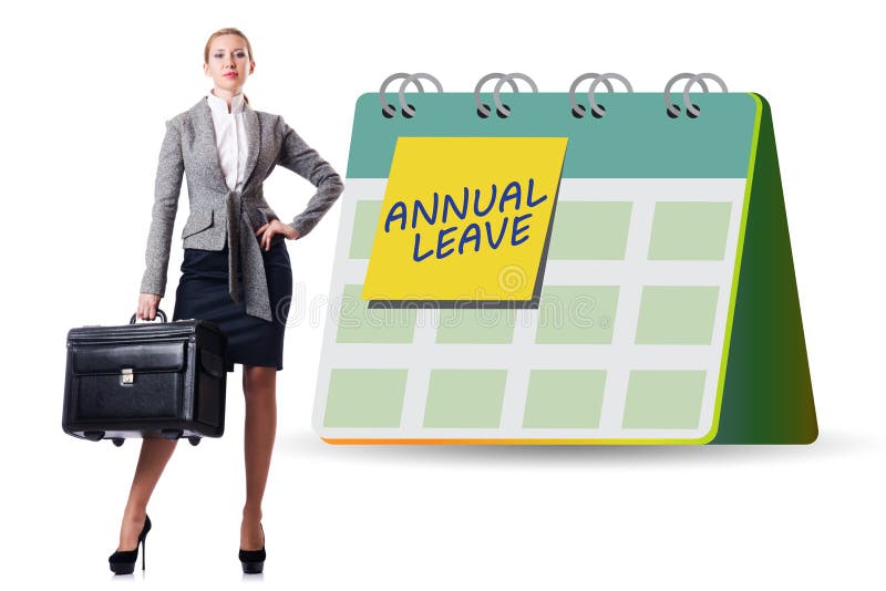 Concept of Annual Vacation and Leave Stock Image - Image of annual ...