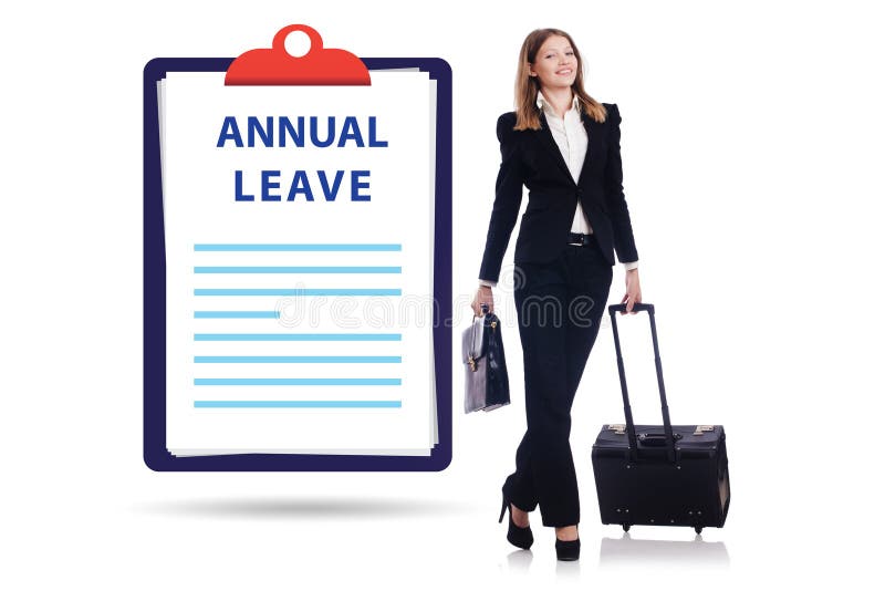Concept of Annual Vacation and Leave Stock Image - Image of time, happy ...