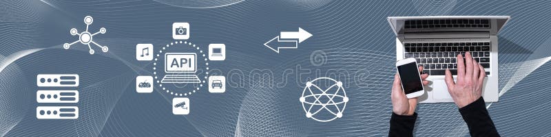 Concept of api stock photo. Image of software, tech - 265333292