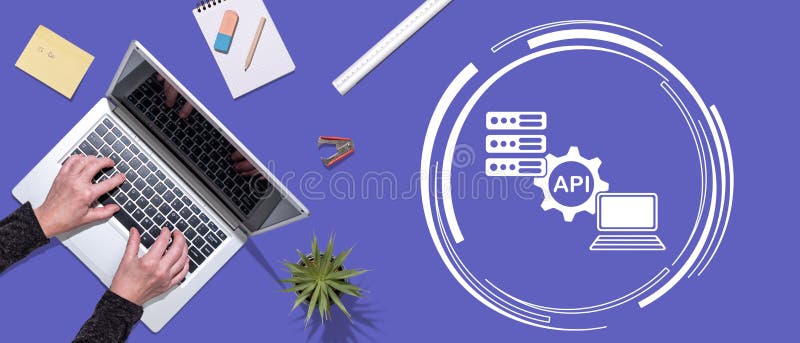 Concept of api stock photo. Image of electronic, hand - 229467086