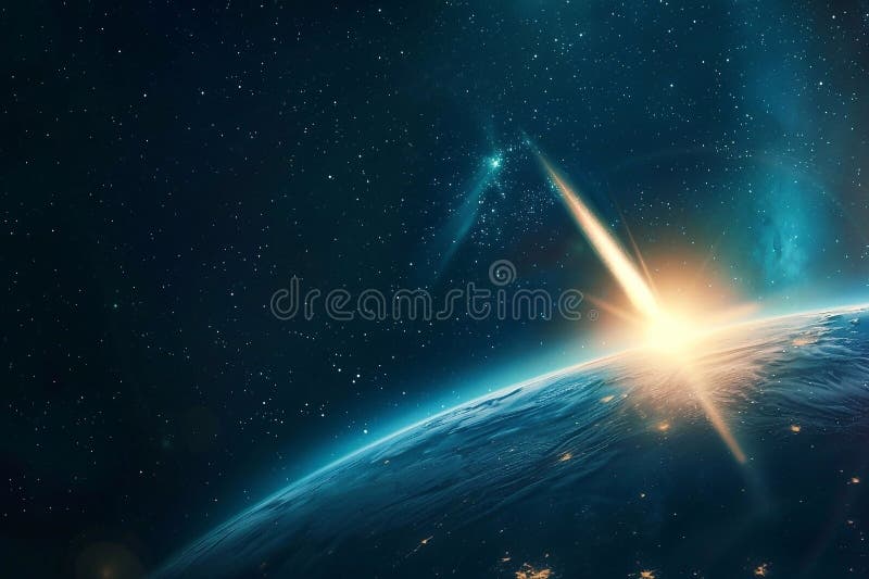 Concept of Apocalypse, Armageddon, Doomsday Stock Illustration ...