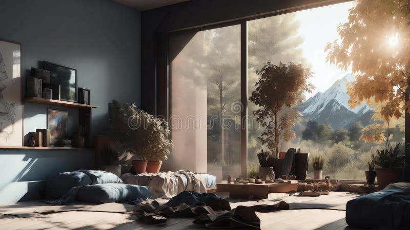 The Architect Created a Blue Print Design of the Business Complex Using ...