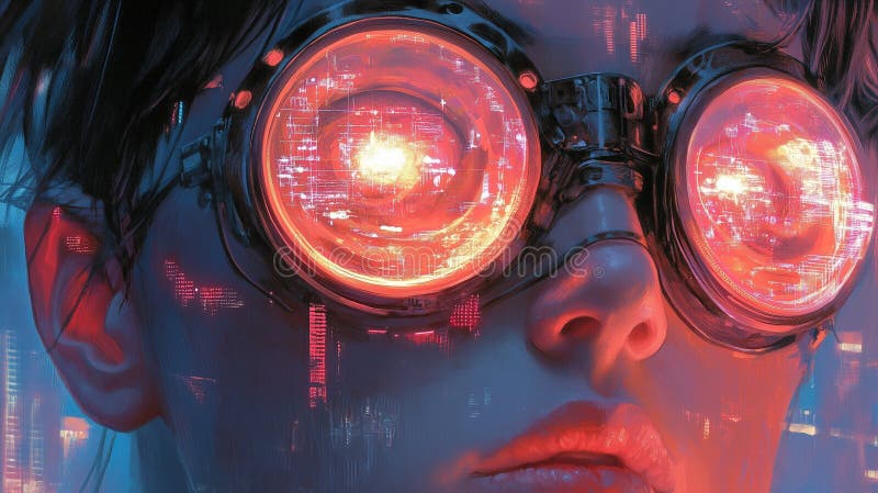 Concept Art Depicting Cyborg Intelligence Stock Photos - Free & Royalty ...