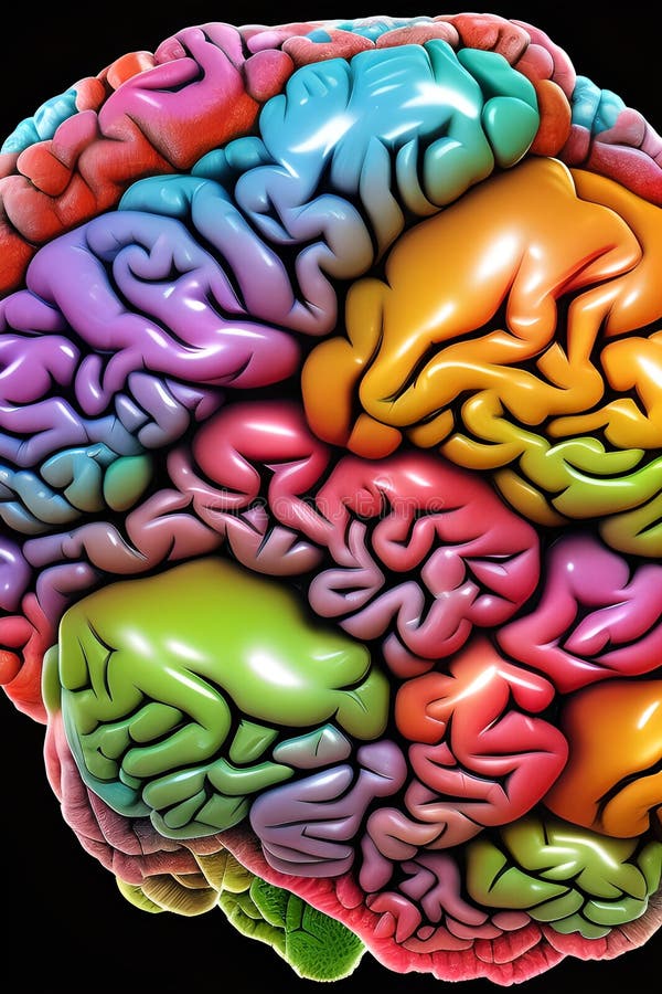 Concept Art Of An Exploding White Brain Filled With Knowledge And Creativity Created With