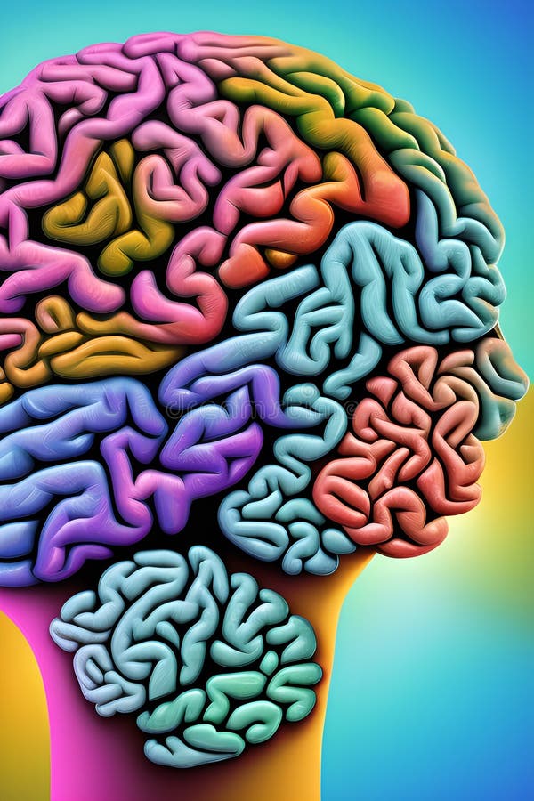Concept Art Of An Exploding White Brain Filled With Knowledge And Creativity Created With