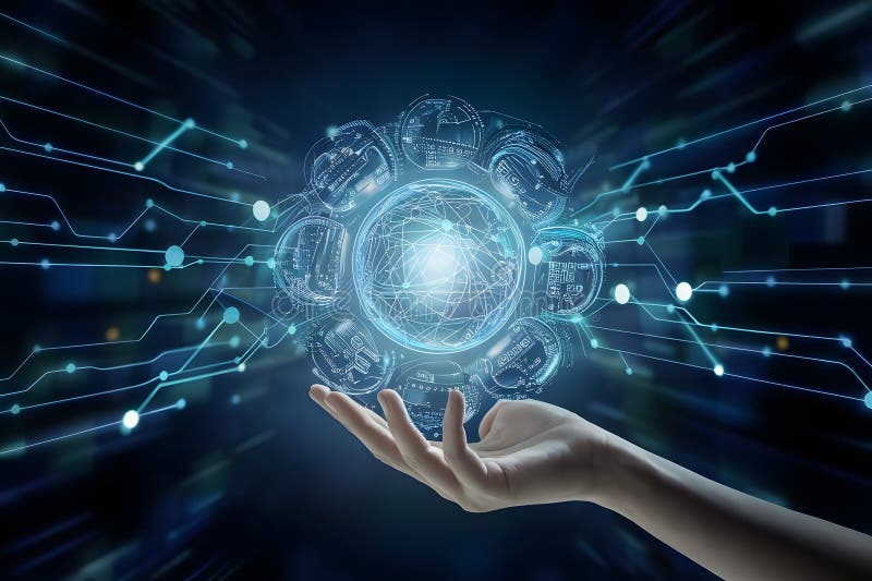 Concept Art of a Human Brain Exploding with Knowledge and Creativity ...