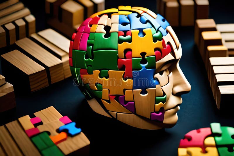 Concept Art Of A Human Brain Exploding With Knowledge And Creativity Generative Ai Stock