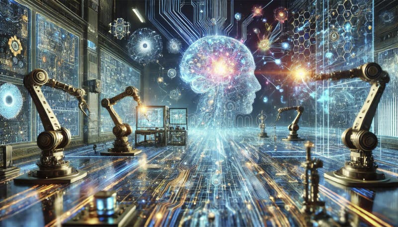 Concept of Artificial Intelligence Development in the Future Stock ...