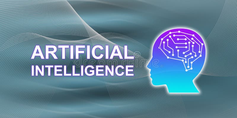 Concept of Artificial Intelligence Stock Illustration - Illustration of ...