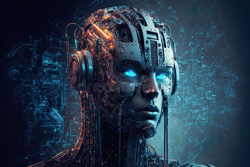 Concept of Artificial Intelligence, Technology and Engineering. AI ...