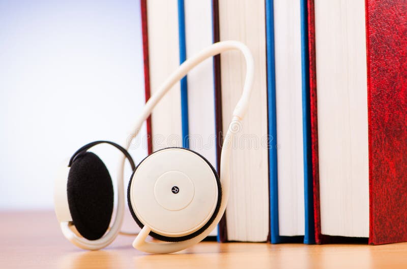 Audio book concept stock image. Image of light, listen - 44007737