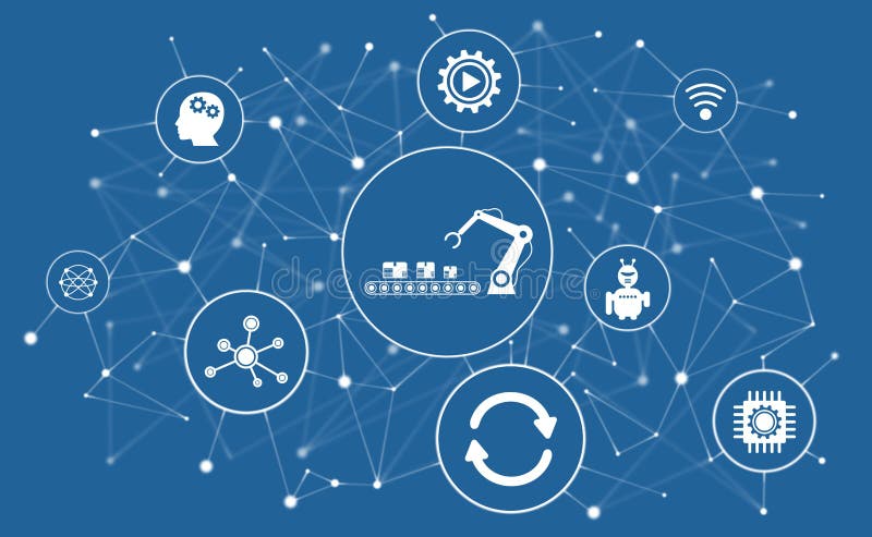 Concept of automation stock image. Image of business - 320191195