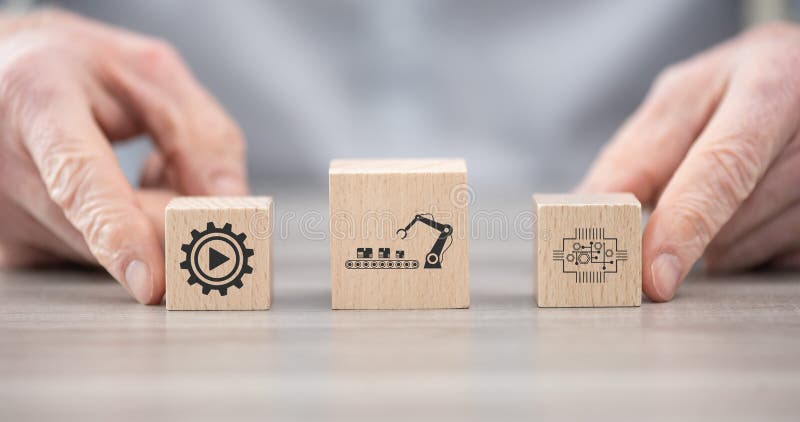 Concept of automation stock image. Image of programming - 331935063