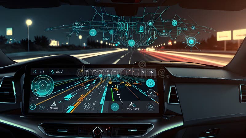 Concept of Autonomous Driving with Digital Car Systems and Navigation ...
